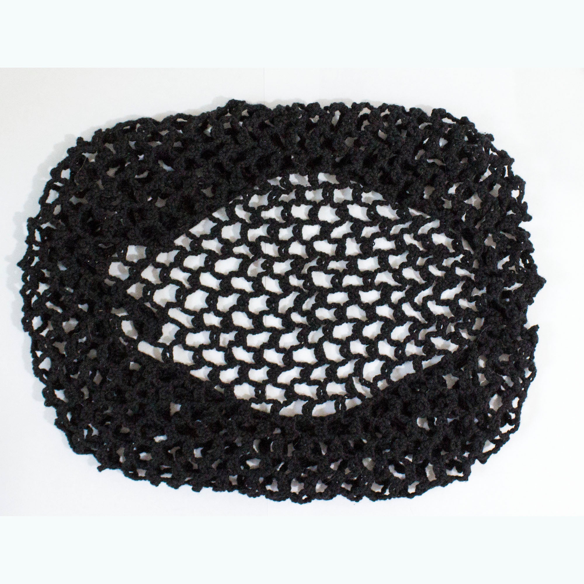 Black hair snood for women PATTERN 1940s style snood