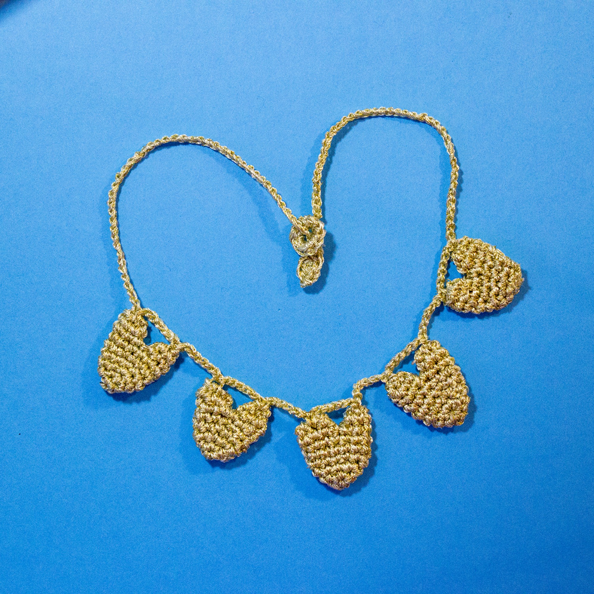 How to crochet Heart (necklace)